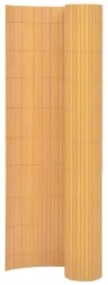 Oboustranný zahradní plot 110 x 500 cm žlutý 317163