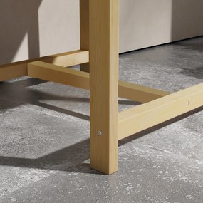 Outsunny Mini Skleník na Nohách - vyvýšený zahradní truhlík - rozměry 60D x 57Š x 103V cm - dvojitě otevíratelné polykarbonátové panely, ocel, ošetře…