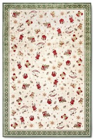 Zelený koberec s vánočním motivem s příměsí bavlny 160x230 cm Toy's Delight Green Christmas – Villeroy&amp;Boch