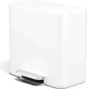 Simplehuman - Odpadkový koš 15 l, bílá CW2122