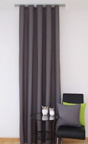 Luxusní hotový závěs na okno v šedé barvě Délka: 260 cm