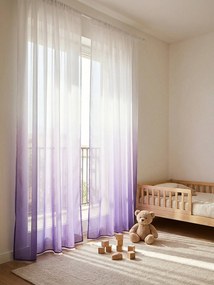 Sinsay - Poloprůhledná záclona s ombre efektem - fialová