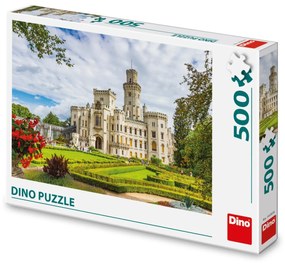 Dino Puzzle Zámek Hluboká, ČR 47x33cm 500 dílků v krabici 33,5x23x3,5cm