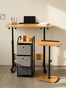 Sinsay - Regál se třemi zásuvkami a horní deskou - černá