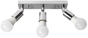 Toolight - Stropní lampa 3-ramenná 3xE27 60W APP700-3C, chromová, OSW-05209