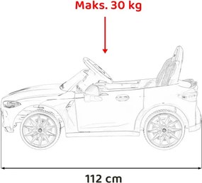 Elektrické autíčko BMW M4 bílé