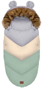 Tutumi Teddy PRO-V, dětský spací pytel 90x50 cm, pastelová zelená, NAZ-12310