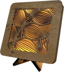 Li-Go "Listy" lampa 19x19 cm provedení povrchu: černá s patinou