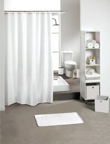 Závěs na sprchu VITAMINE SDB WHITE, 180 x 200 cm, bílý