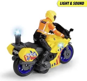 Dickie Záchranářský motocykl 17 cm s jezdcem / od 3 let