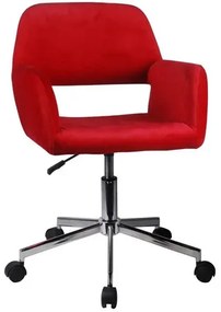 Otočná židle FD-22 - červená