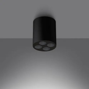 Stropní LED svítidlo SOLLUX ZOE černé 9W SL.1210