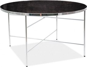 Casarredo - Komfort nábytek Kulatý konferenční stolek IBIZA B mramor/chróm