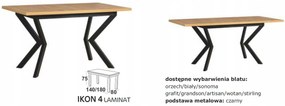 Drewmix Rozkládací jídelní stůl Ikon 4