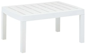 48814 vidaXL Zahradní stolek bílý 78 x 55 x 38 cm plast
