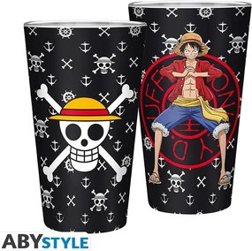 Sklenice One Piece - Luffy 400 ml