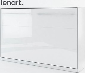 Casarredo - Komfort nábytek Výklopná postel CONCEPT PRO CP-05P, 120 cm, bílá lesk/bílá mat
