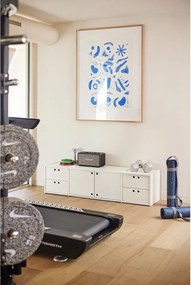 Krémový TV stolek 157x42x40 cm Wally – Teulat