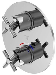 Steinberg 250 - Termostatická baterie pod omítku pro 3 spotřebiče, chrom 250 4123 3