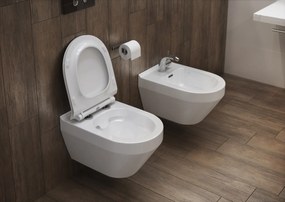 Cersanit Crea WC sedátko ovál duroplast / antibakteriální, bílá, K98-0177
