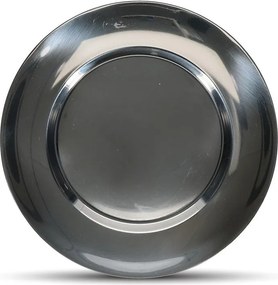 Dezertní nerezový talíř ve stříbrné barvě ø 20 cm Oryn – S|P Collection