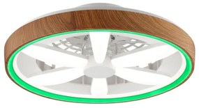 Brilliant - LED RGBW Stmívatelný stropní ventilátor GAIANO LED/24W/230V + DO