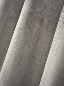 Sinsay - Dlouhá závěs s průchodkami a sametovým lemem - šedá