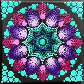 Mandala Rozkvět 20x20