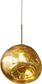 Závěsná lampa Glam M zlatá 28 cm