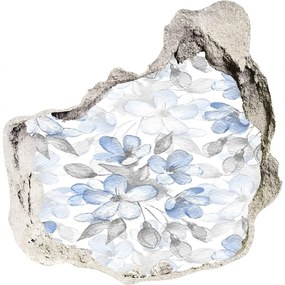 Wallmuralia Samolepící nálepka Jemné květiny 75x75 cm