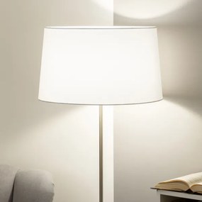 Brilagi - LED Stojací lampa CERIA 1xE27/40W/230V pr. 45 cm bílá/matný chrom
