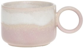 Béžovo-růžový rustikální hrnek Valence Dusty Rose - 10*7,5 cm / 305 ml