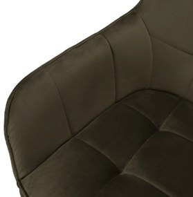 Kondela Designové křeslo, zelená Velvet/černá, PETIN