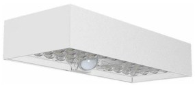 V-Tac | LED Solární nástěnné svítidlo se senzorem LED/6W/3,7V IP65 4000K bílá | VT1372