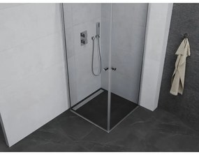 Mexen Pretoria Duo sprchový kout s otočnými dveřmi 90 x 90 cm, Průhledné, Chromovaná - 852-090-090-02-00