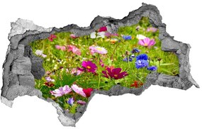 Wallmuralia Samolepící nálepka fototapeta Polní květiny 95x73 cm