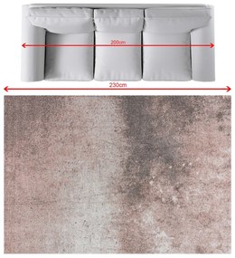 Koberec Softness nude cream rose 160x230cm