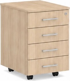 Kontejner Impress 40,6 x 50,1 cm - 4 zásuvky, akát světlý