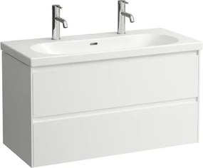 Laufen Lua koupelnová skříňka bez umyvadla 98,5x51,5x45 cm bílá mat H4035621122601