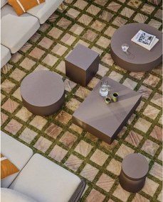Betonový kulatý zahradní stolek ø 32 cm Garbet – Kave Home