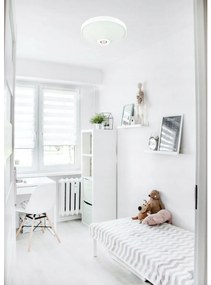 ECOLIGHT LED stropní svítidlo 2xE27 s pohybovým senzorem - sklo