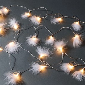 Butlers FEATHERS LED Světelný řetěz s USB peříčka 20 světel
