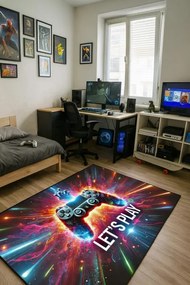 Protiskluzový herní koberec Lets Play