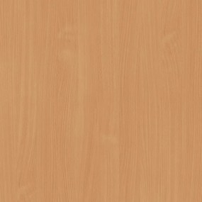 Kombinovaná kancelářská skříň PRIMO WHITE, zasouvací dveře na 2 patra, 2128 x 800 x 420 mm, bílá/buk