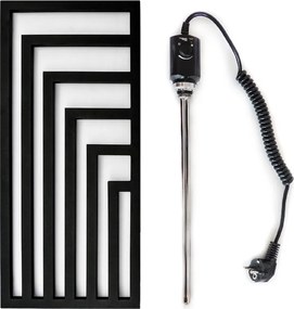 Regnis Kreon, topné těleso 550x1000 mm, 548W, černá matná, KR100/55/BLACK