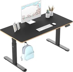 ULTRADESK Pulsar černá / Dětský pracovní stůl / elektricky nastaviteln
