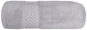 Bavlněný ručník Rete 70x140 cm šedý