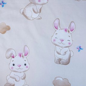 Jerry Fabrics s. r. o. Povlečení Dětské do postýlky 100x135+40x60 - Bunny Star