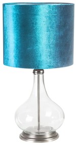 LAMPA KIM 32X61 CM TYRKYSOVÁ