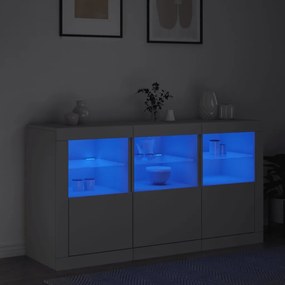 Příborník s LED osvětlením bílý 123 x 37 x 67 cm 3209058